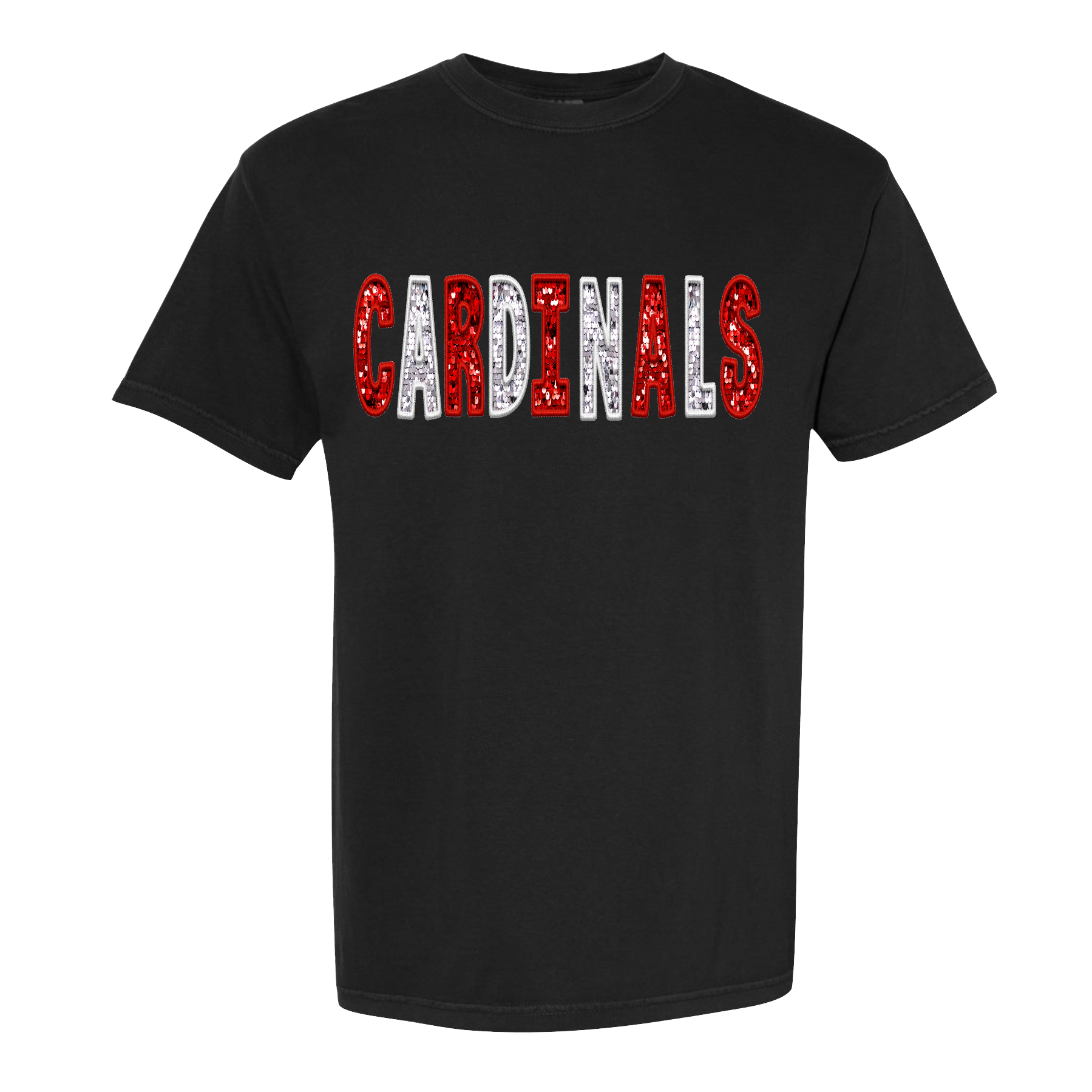 CARDINALS RED WHITE GLITTER – Razzle Dazzle Designs & More